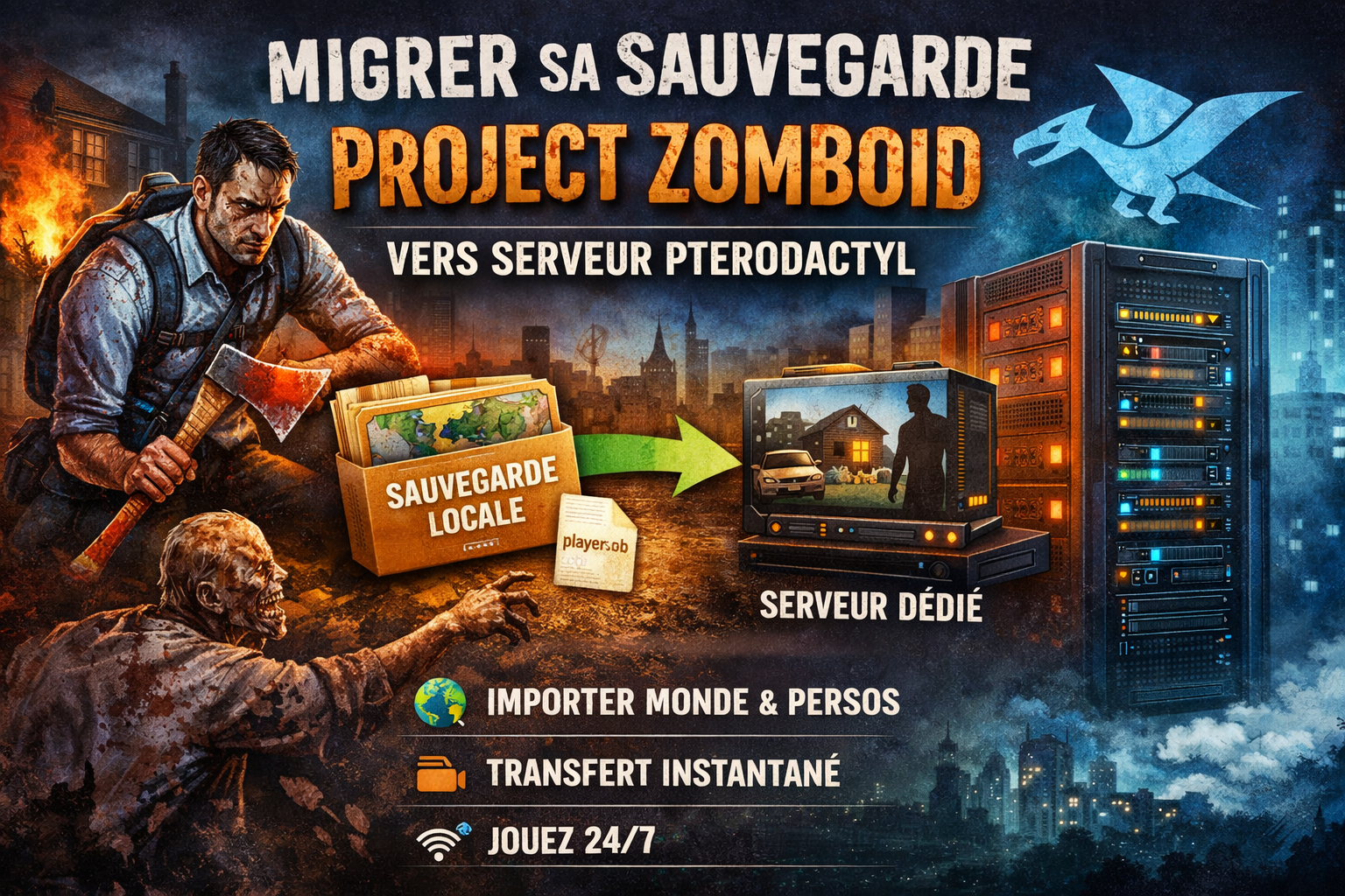 🔄 Migrer sa sauvegarde Project Zomboid vers un serveur dédié ...